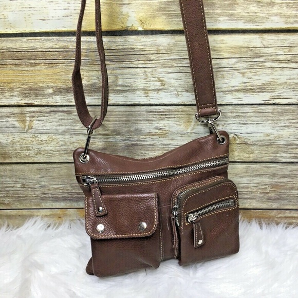 Fossil | Bags | Fossil Sutter Brown Leather Crossbody Purse Bag | Poshmark